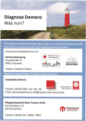 „Diagnose Demenz – und nun?“ Neues Info-Plakat in Arztpraxen | Eppsteiner Zeitung